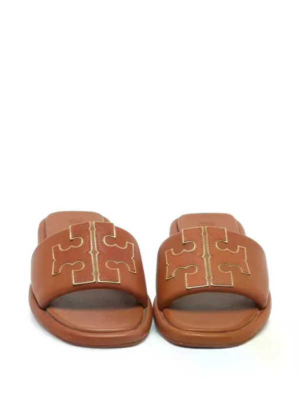 Tory Burch Double T Logo-patch Sandals