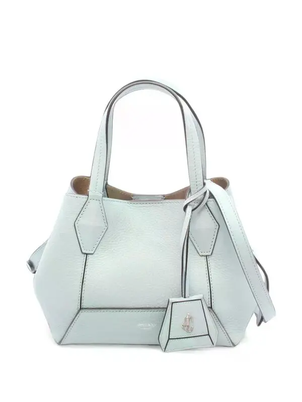 JIMMY CHOO 2010s Diamond Leather Tote Bag