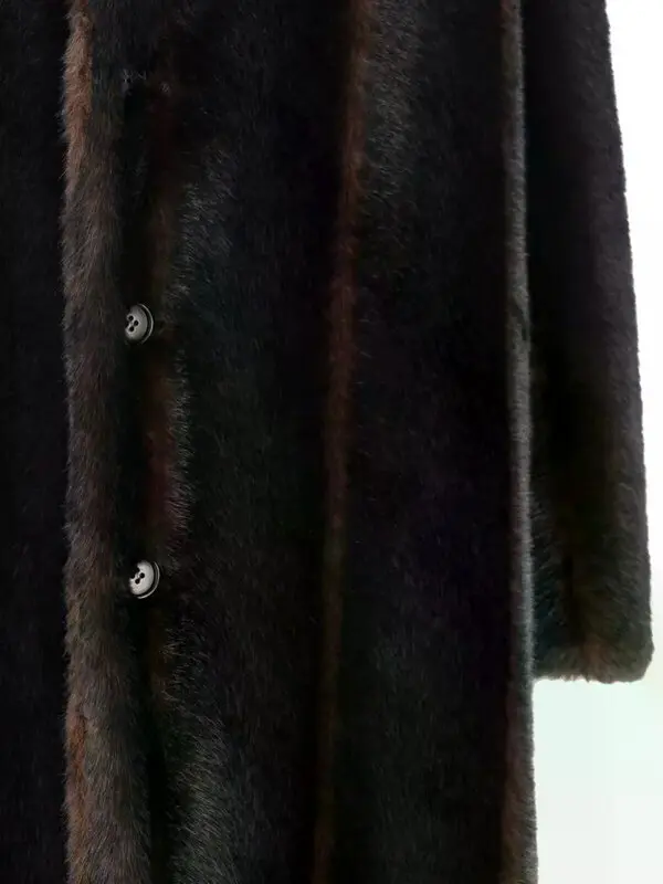 MAISON MARGIELA Faux-fur Single-breasted Jacket