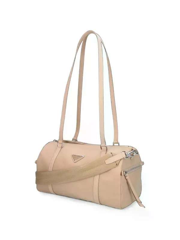 Prada Logo-plaque Tote Bag