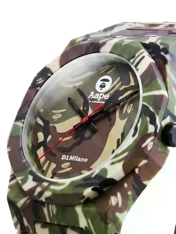 AAPE BY *A BATHING APE Xd1 Camouflage-print 40mm Watch - Green