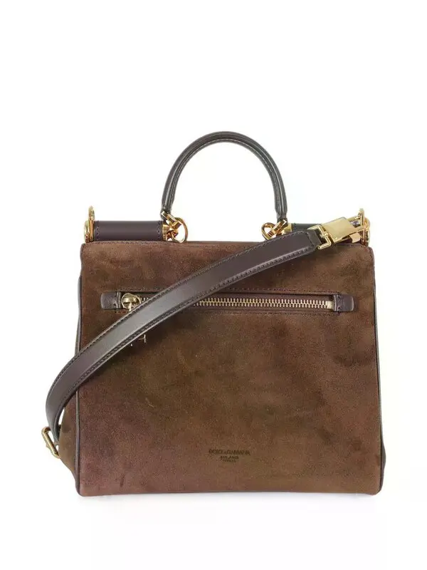 Dolce & Gabbana Small My Sicily Handbag In Split Calfskin