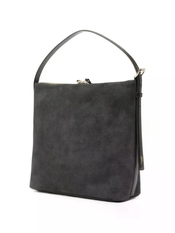 A.p.c. Vera Suede Tote Bag - Grey