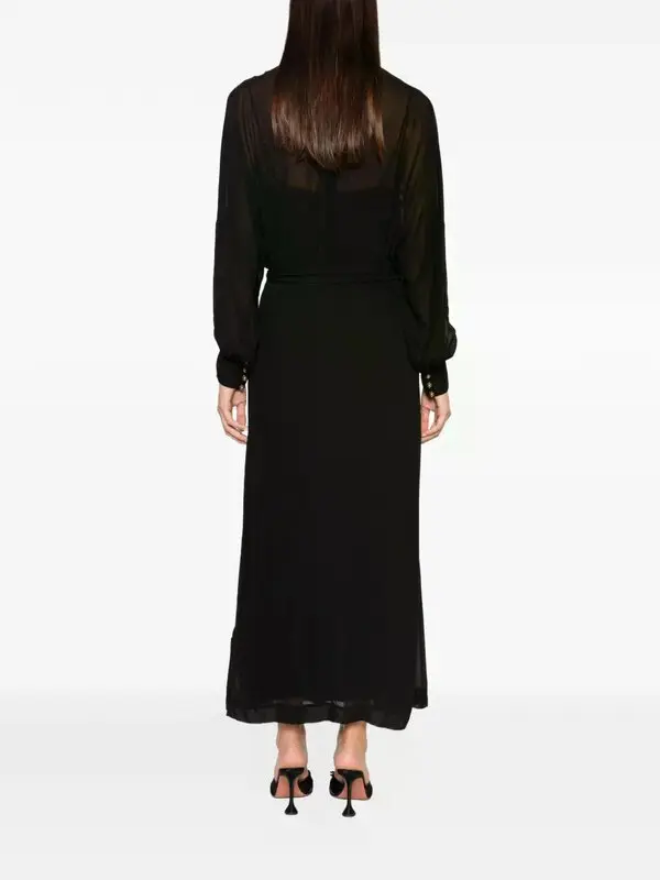 Zimmermann Floral-embroidered Belted Maxi Dress