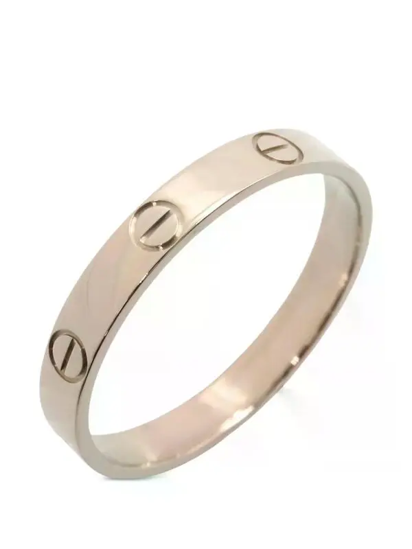 Cartier 2010s Mini Love Ring - Silver