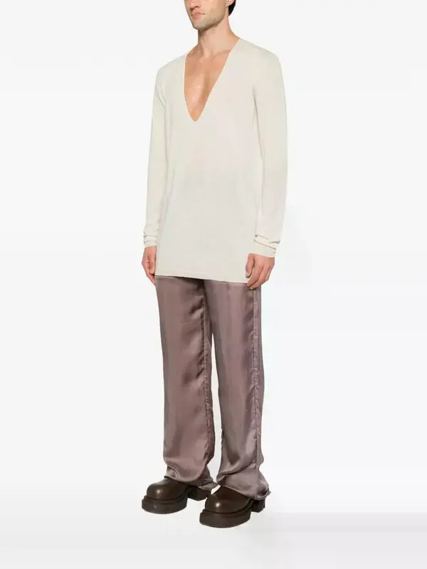 Rick Owens Plunging V-neck Sweater