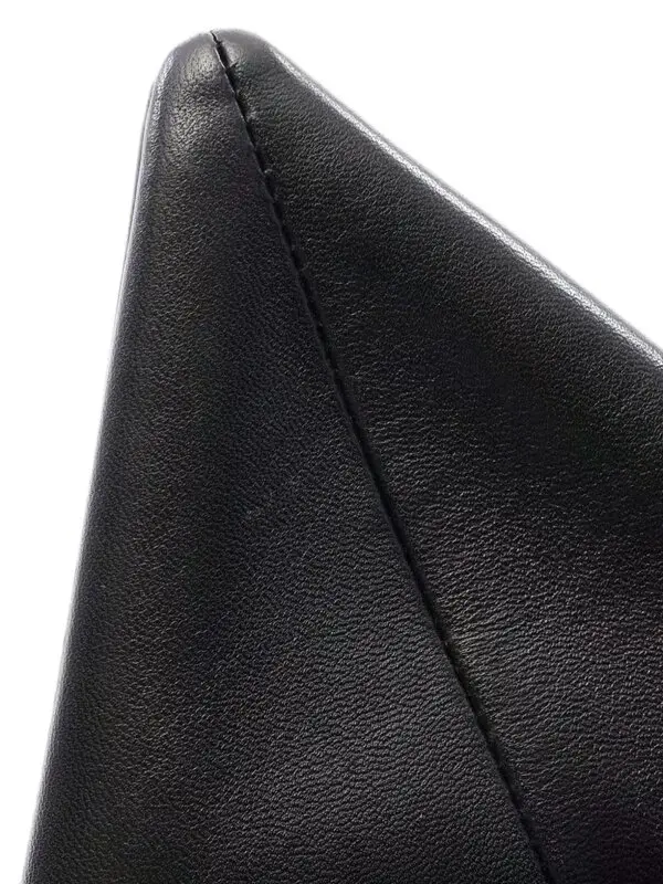 Bottega Veneta 2010s Triangle Flap Clutch Bag