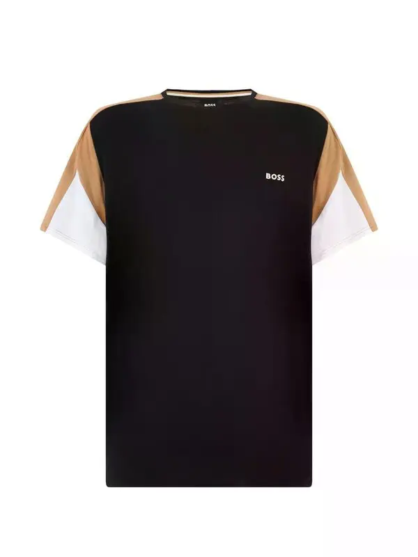 BOSS Colour-block Logo-print T-shirt