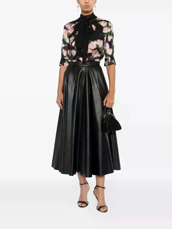 PATRICK MCDOWELL Floral-print Pussy-bow Blouse