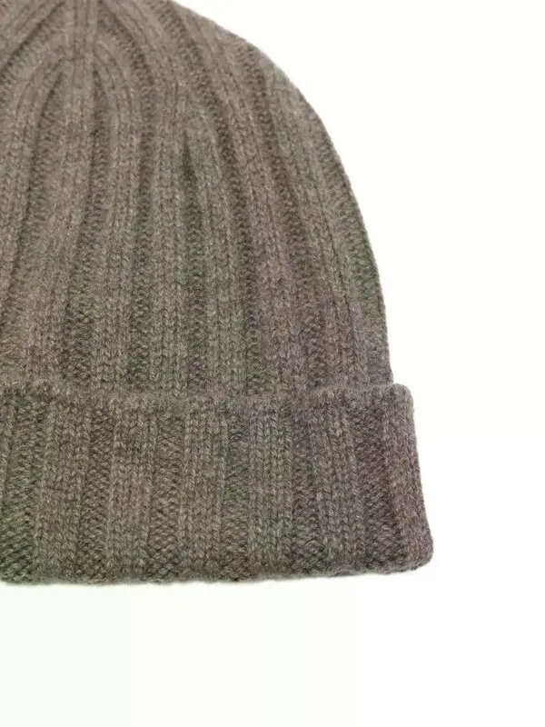 FILIPPO DE LAURENTIIS Ribbed-knit Beanie Hat