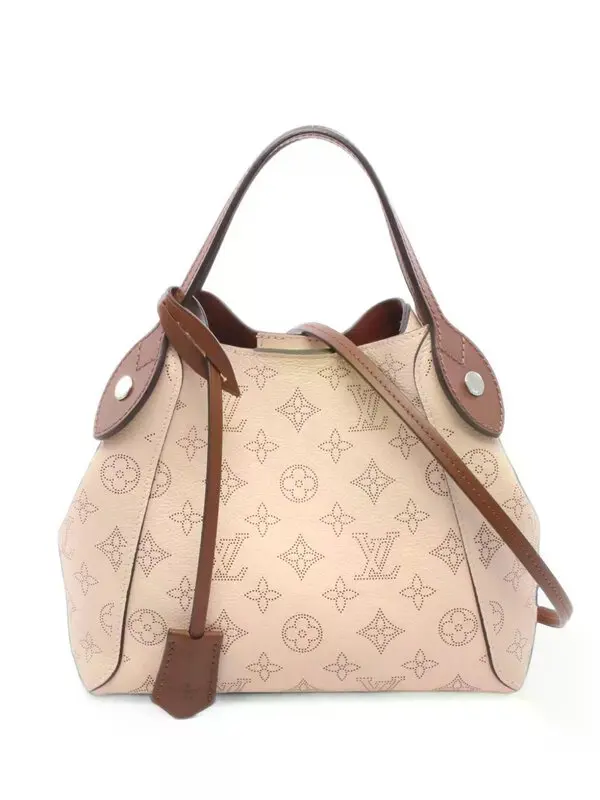 LOUIS VUITTON 2021s Hina Pm Mahina Shoulder Bag - Neutrals