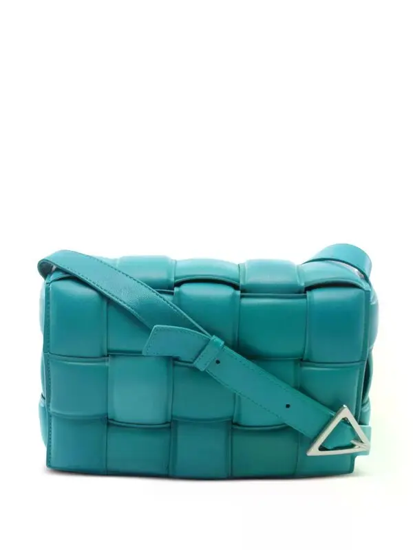 Bottega Veneta 2010s Medium Cassette Intrecciato Shoulder Bag