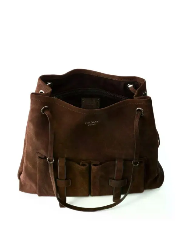 Prada Route Large Suede Bag