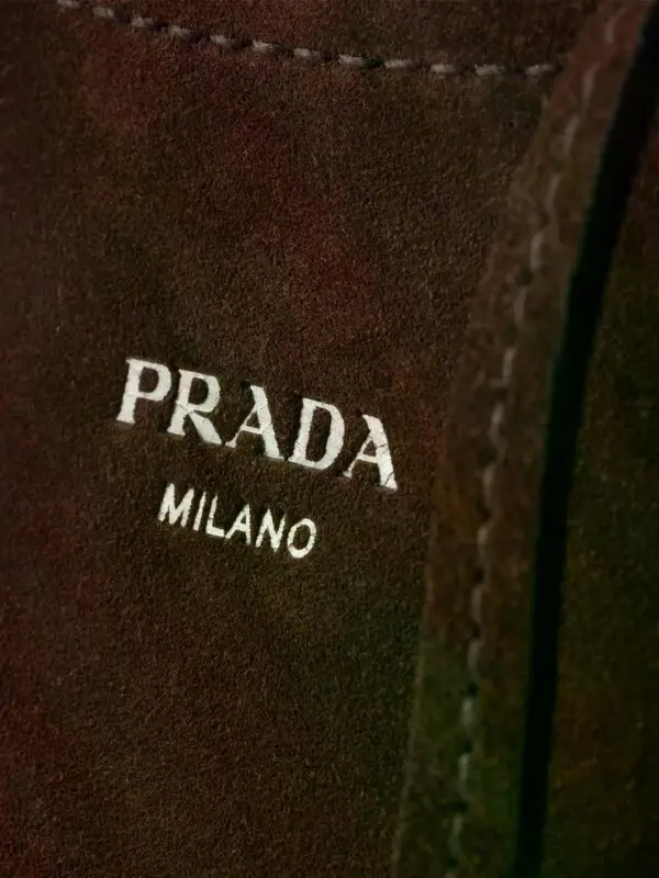 Prada Route Large Suede Bag