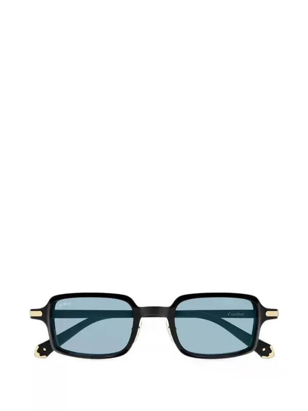 Cartier Rectangle-frame Sunglasses - Black