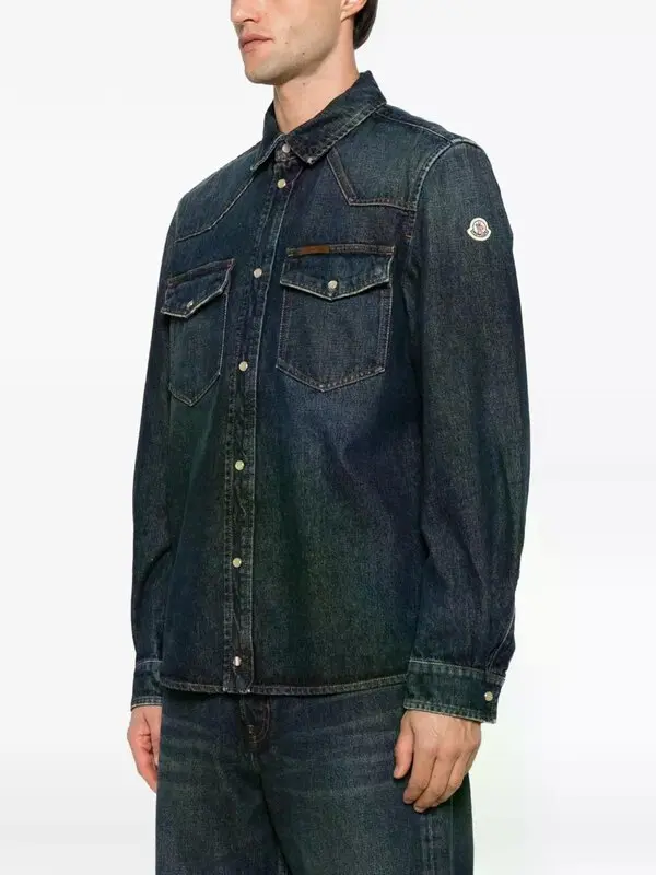Moncler Western Denim Shirt