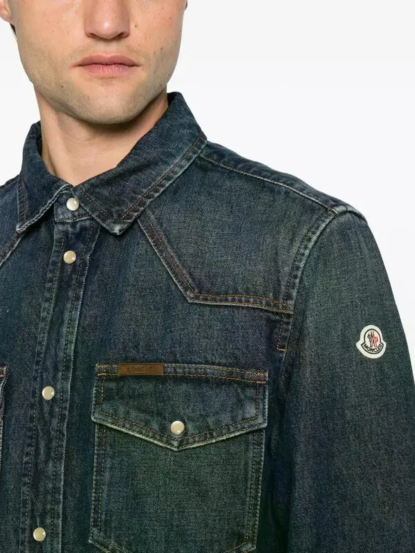 Moncler Western Denim Shirt