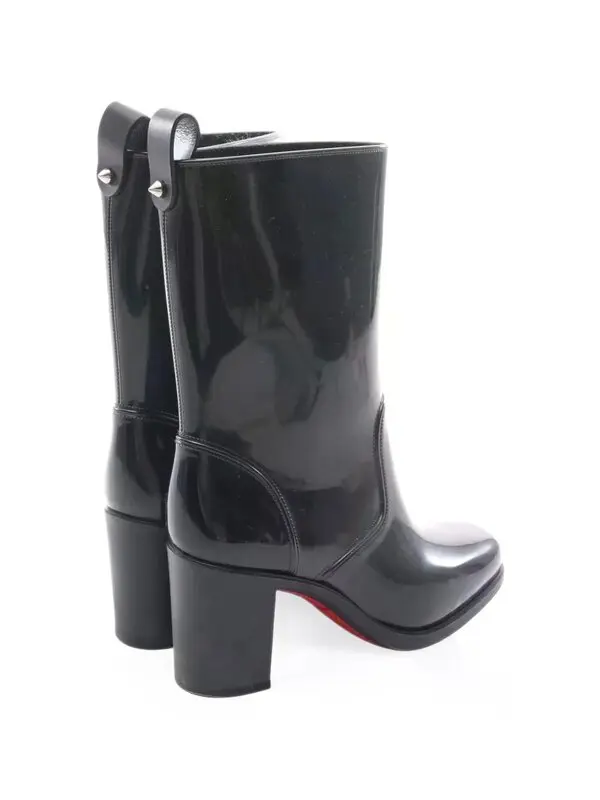 CHRISTIAN LOUBOUTIN 2000s Block-heel Rain Boots