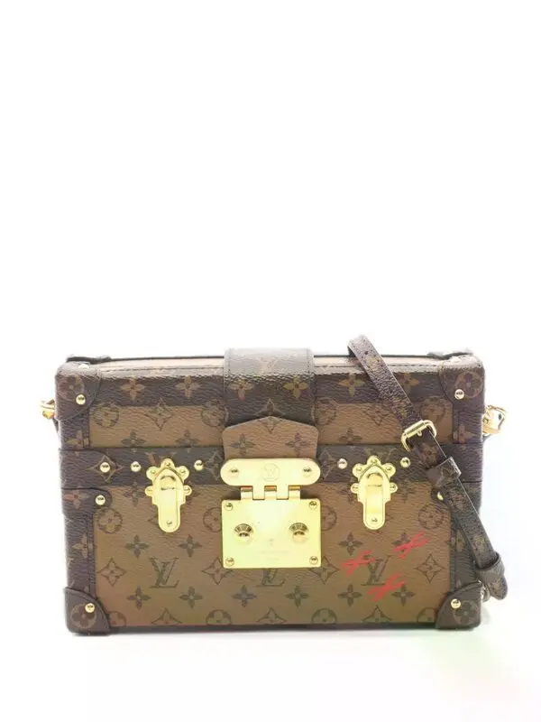 LOUIS VUITTON 2019 Petite Malle Monogram Shoulder Bag