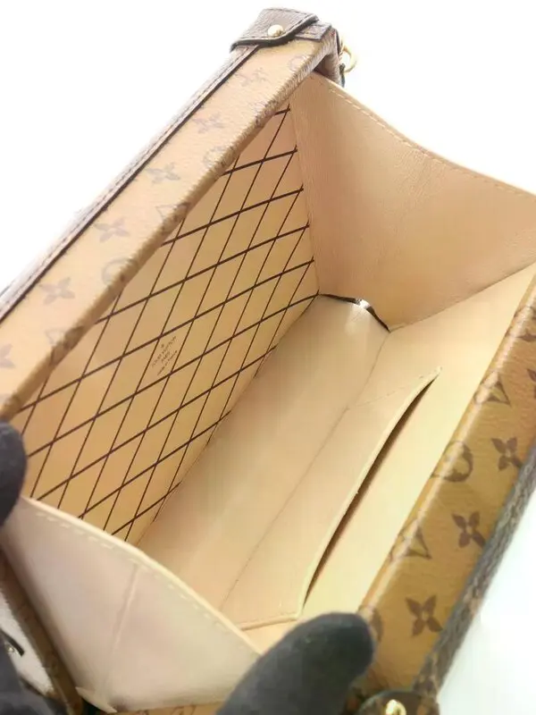 LOUIS VUITTON 2019 Petite Malle Monogram Shoulder Bag