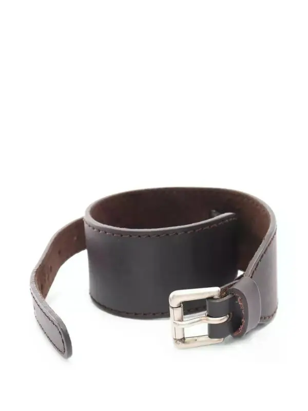 LOUIS VUITTON 2003 Monogram Glace Force Bracelet - Brown