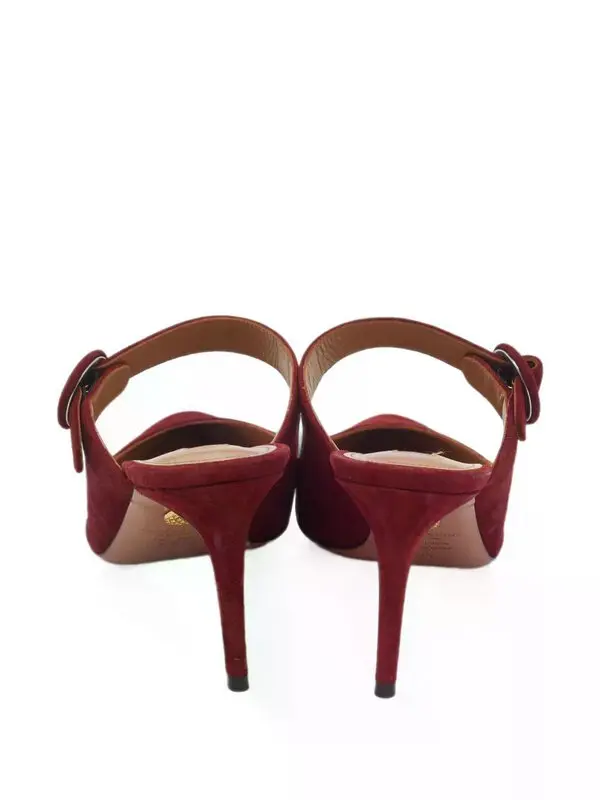 AQUAZZURA Blossom Buckle-strap Mules