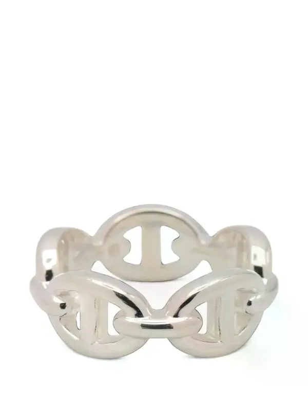 Hermès 2020s Pm Enchaînée Ring - Silver