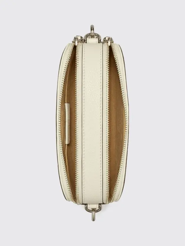 Tory Burch Miller Crossbody Bag In Pebbled Leather With Double Zip And Logo