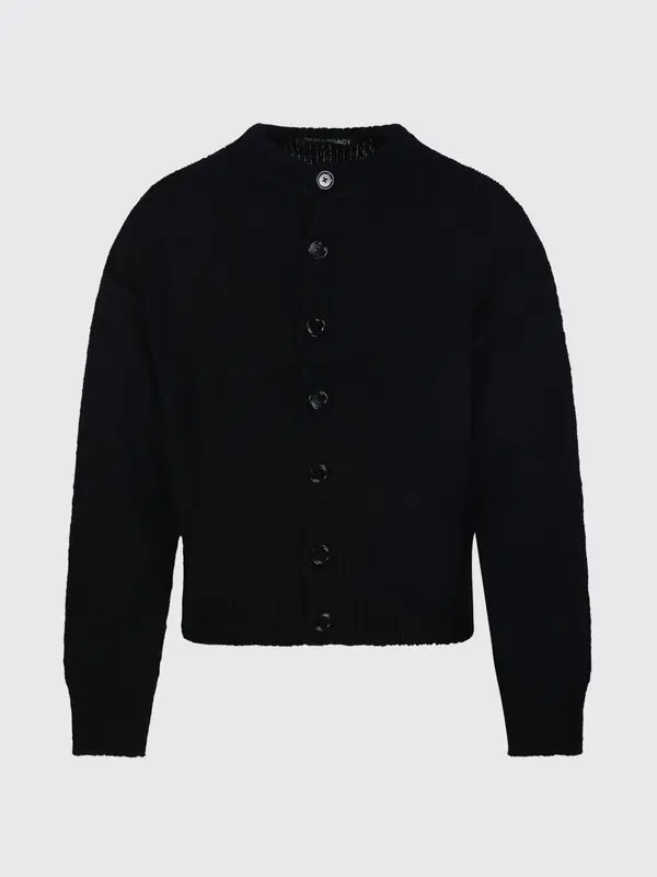 Our Legacy Relaxed Fit Crewneck Cardigan In Pure Merino Wool