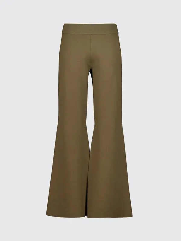 Stella McCartney High-waisted Flared Pants In Stretch Viscose Blend
