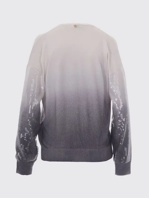 Liu Jo Relaxed Fit V-neck Cardigan With Sequin Embroidery