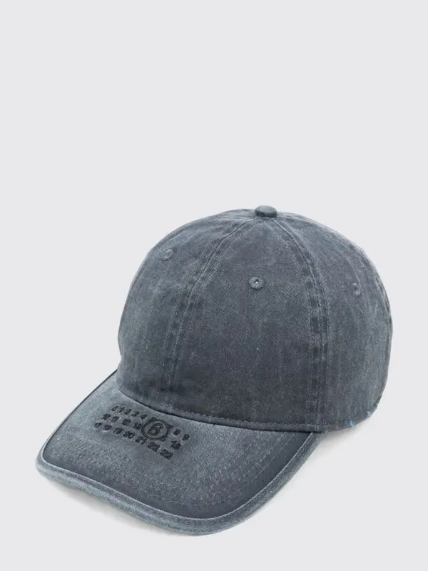 MAISON MARGIELA Cotton Baseball Cap With Numeric Logo