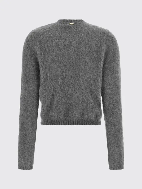 TWINSET Wool, Silk And Cashmere Blend Crewneck Sweater - Grey