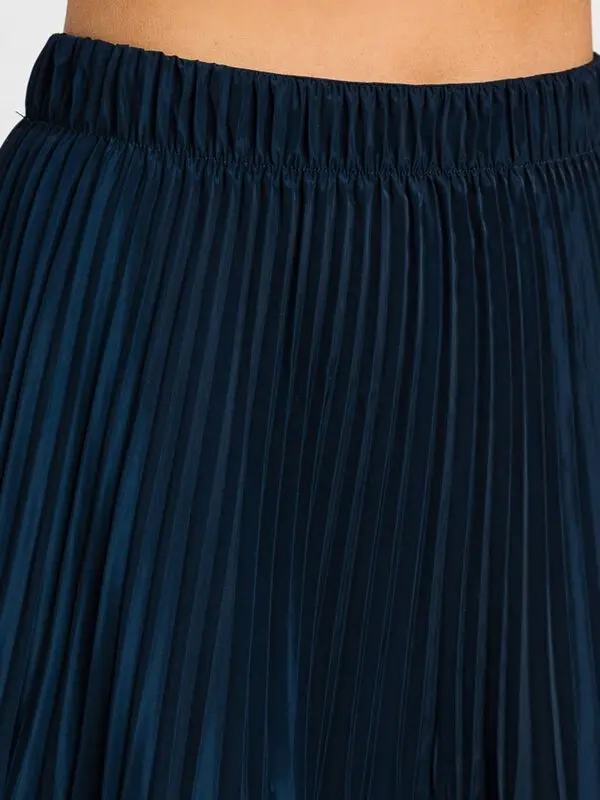 TWINSET High-waisted Crêpe Midi Full Skirt