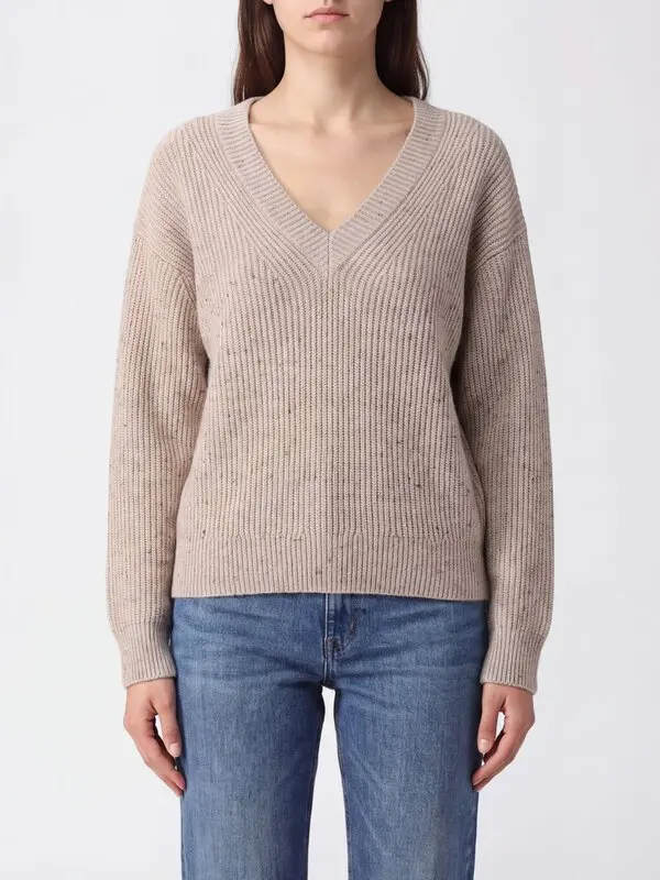 Brunello Cucinelli V-neck Cashmere Blend Sweater
