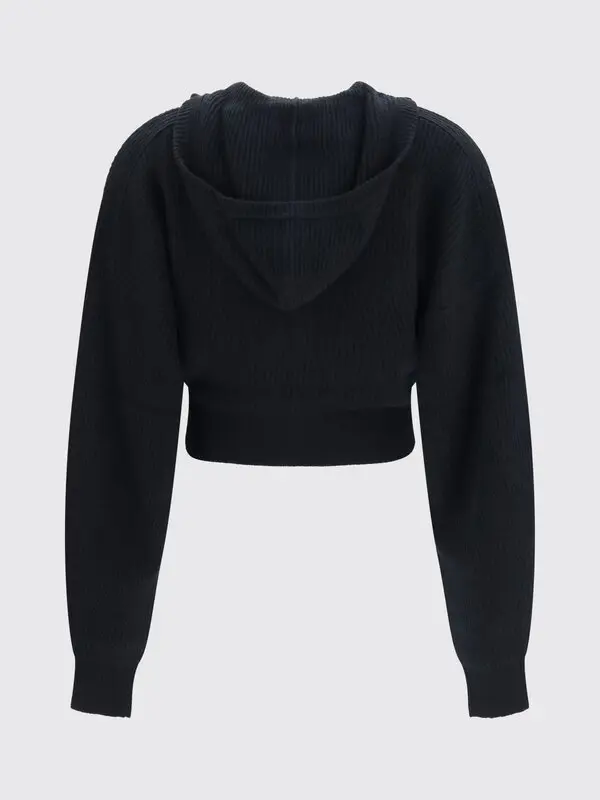 Sportmax Hooded Wool And Cashmere Blend Zip-up Cardigan