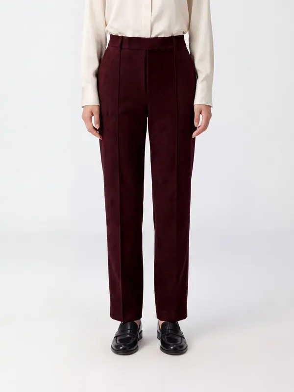 Patrizia Pepe Mid-rise Viscose Blend Wide-leg Pants