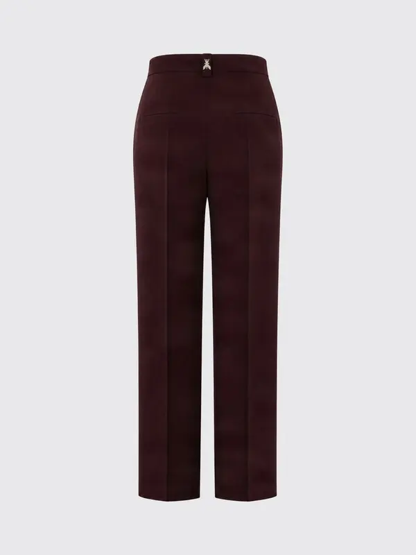 Patrizia Pepe Mid-rise Viscose Blend Wide-leg Pants