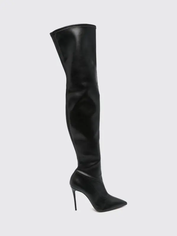 Casadei Julia Over-the-knee Boots With Stiletto Heel And Almond Toe