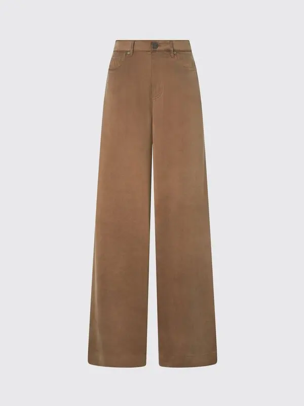 Pinko Porta Viscose Blend Flared Pants With Love Birds Logo