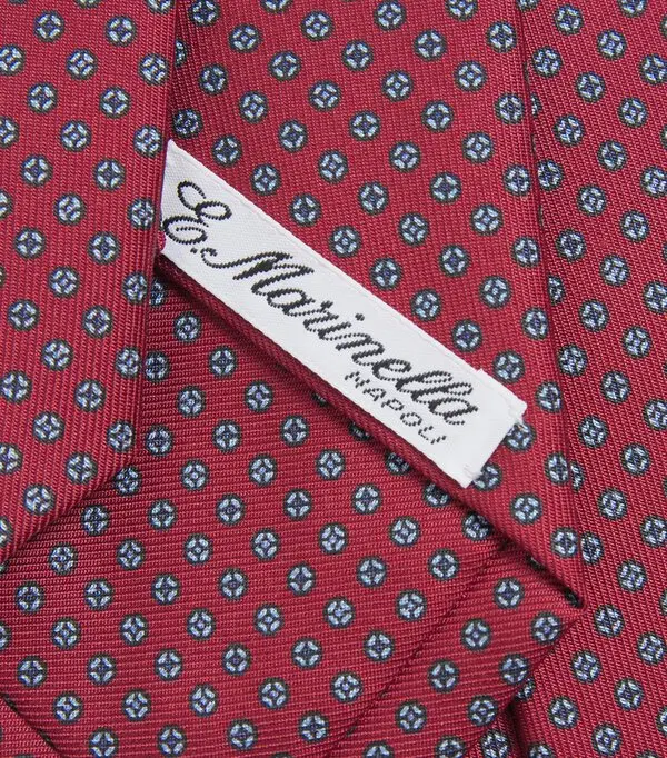 E. MARINELLA Silk Printed Tie
