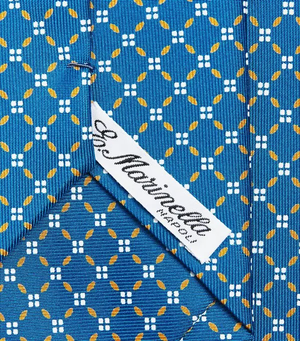 E. MARINELLA Silk Geometric Tie