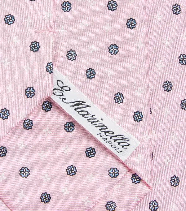 E. MARINELLA Silk Floral Tie