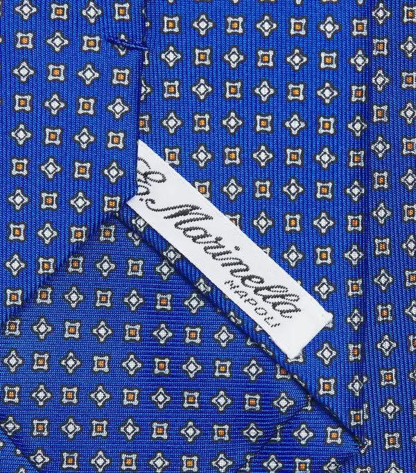 E. MARINELLA Silk Geometric Tie