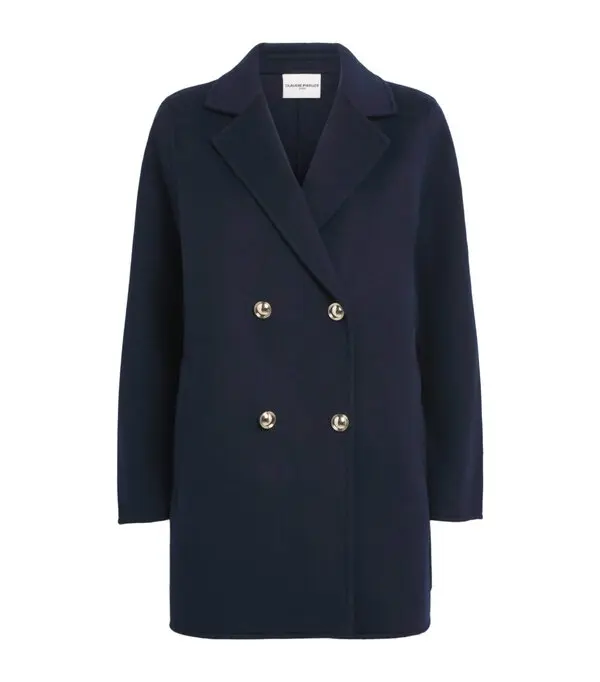 Claudie Pierlot Wool Double-breasted Coat