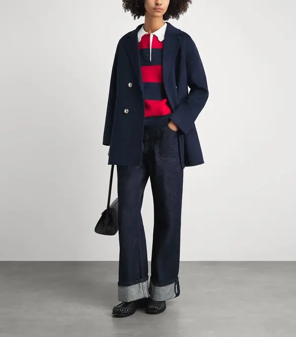 Claudie Pierlot Wool Double-breasted Coat