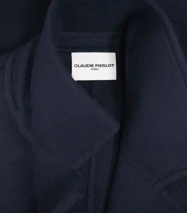 Claudie Pierlot Wool Double-breasted Coat