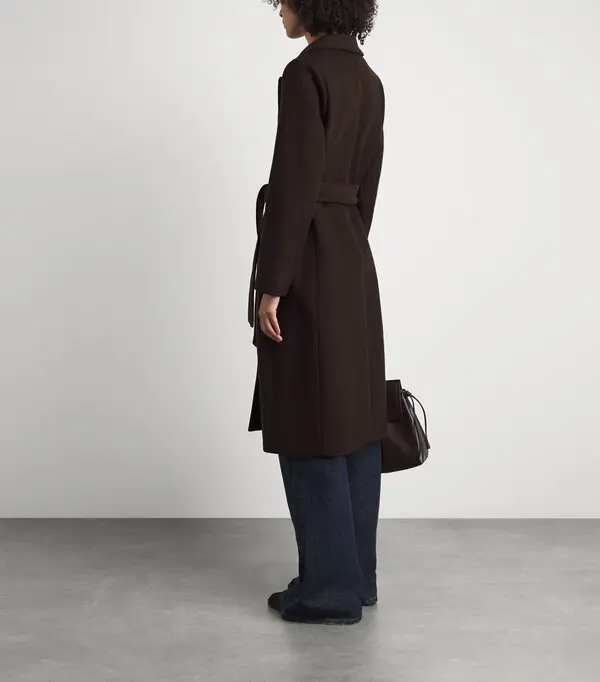 Claudie Pierlot Wool-blend Belted Coat