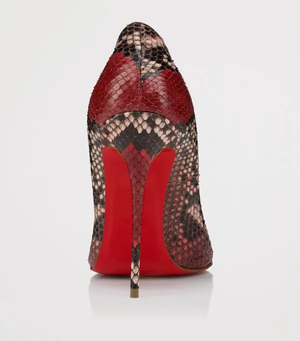 CHRISTIAN LOUBOUTIN La Pigalle 120 Python Pumps