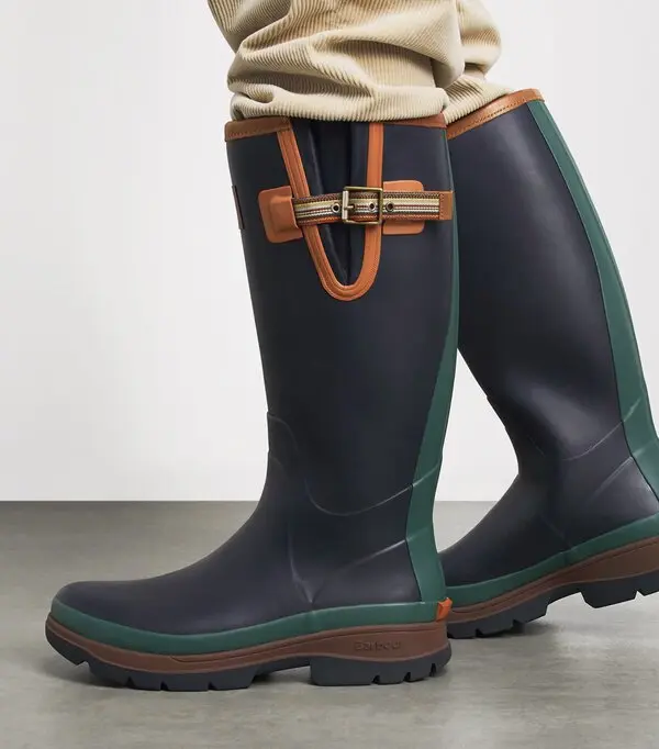 Barbour X Paul Smith Tall Wellington Boots